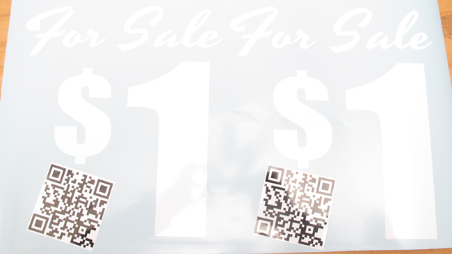 Car For Sale Stickers - CORFLUTE SIGNS